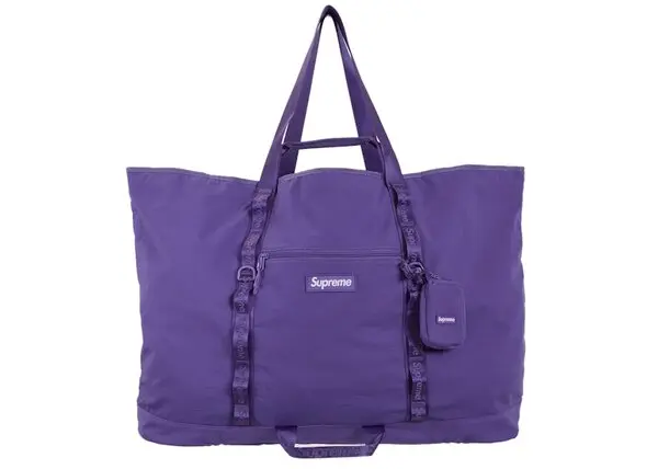 Supreme Xlarge Tote Bag With Utility Pouch - Purple