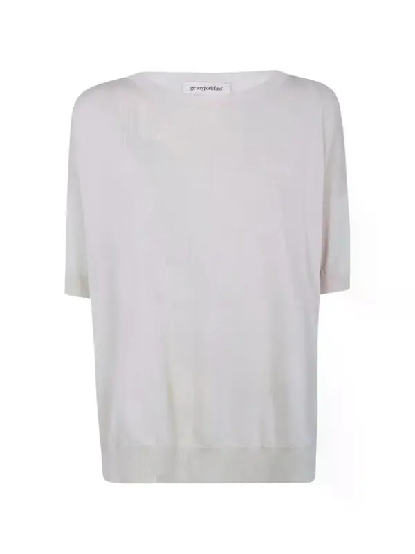 GENTRYPORTOFINO Short-sleeved Knitted Top
