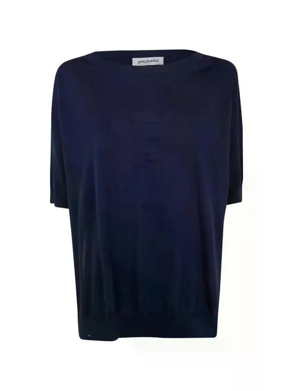 GENTRYPORTOFINO Short-sleeved Knitted Top
