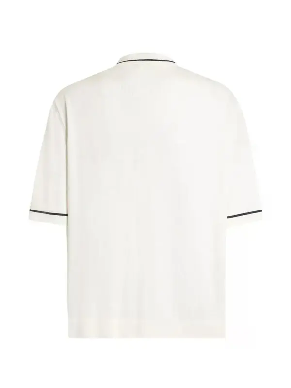 Dolce & Gabbana Silk And Cotton Shirt With Twill - White