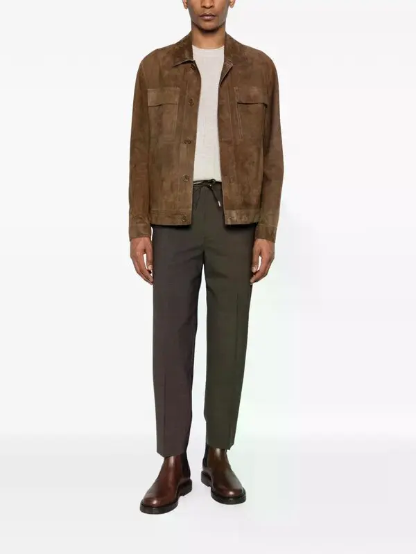 GRAN SASSO Ribbed Crew-neck Sweater - Neutrals