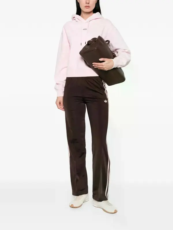 Adidas Logo-embroidered Trousers - Brown