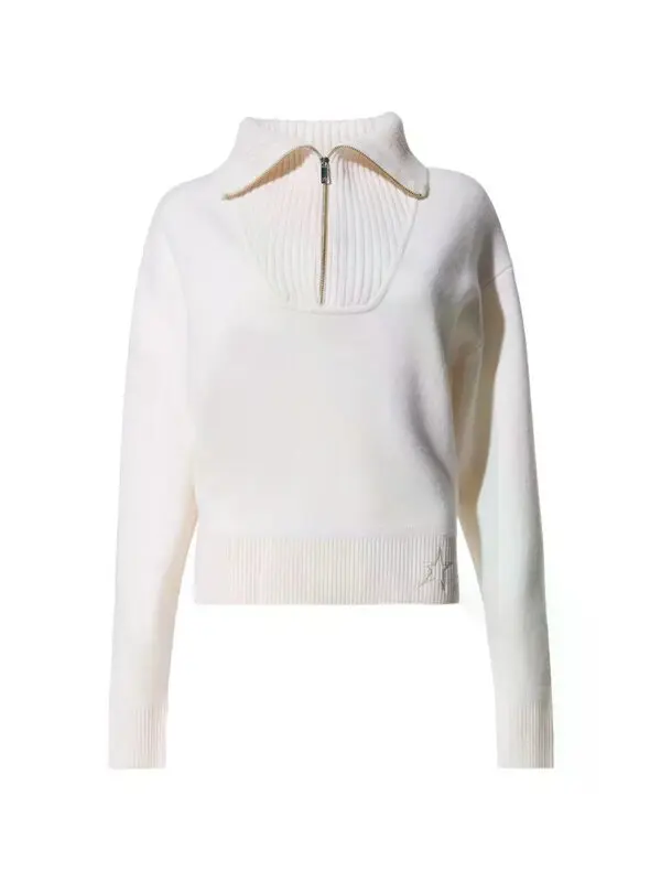 Perfect Moment Half Zip Ribbed Top