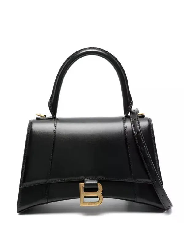 Balenciaga Small Hourglass Top-handle Bag - Black