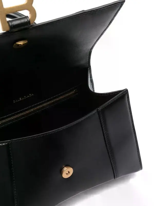 Balenciaga Small Hourglass Top-handle Bag - Black