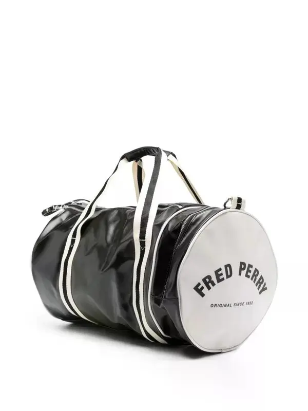 Fred Perry Classic Barrel Holdall Bag - Black