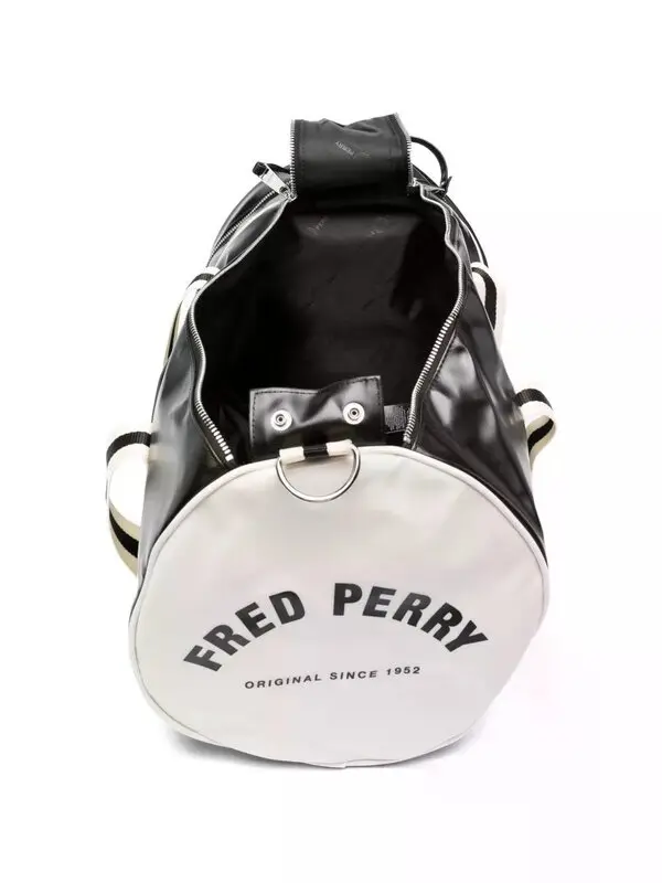 Fred Perry Classic Barrel Holdall Bag - Black
