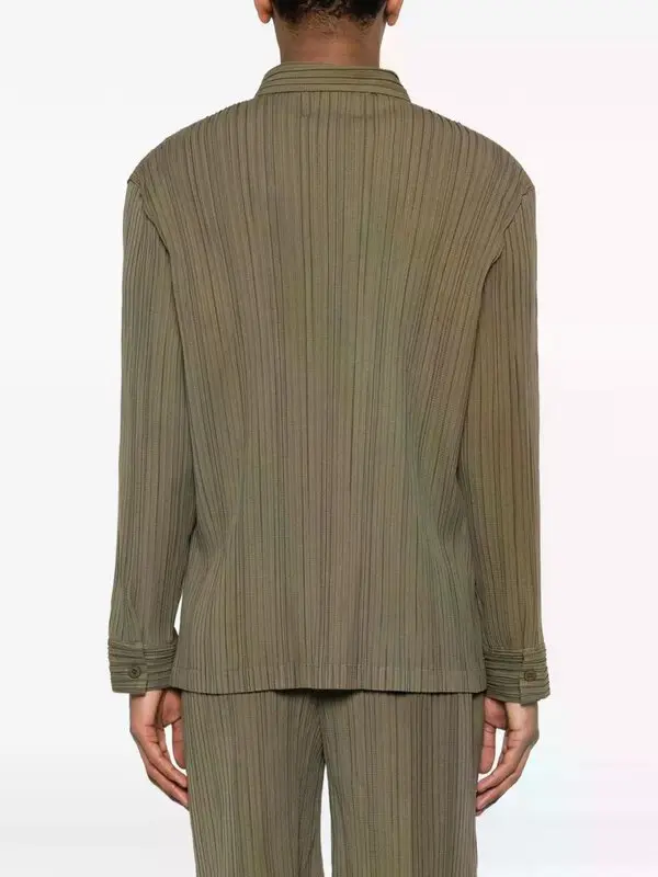 GONGDID DESIGN Pocketed Buttoned Shirt
