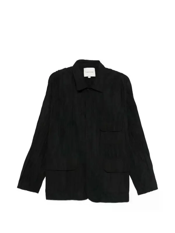 GONGDID DESIGN Textured Pocketed Shirt Jacket