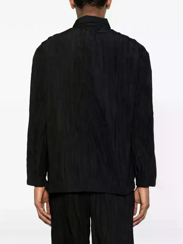 GONGDID DESIGN Textured Pocketed Shirt Jacket
