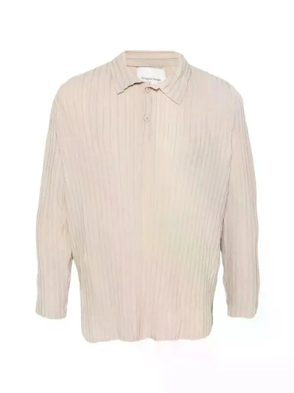 GONGDID DESIGN Textured Polo Shirt