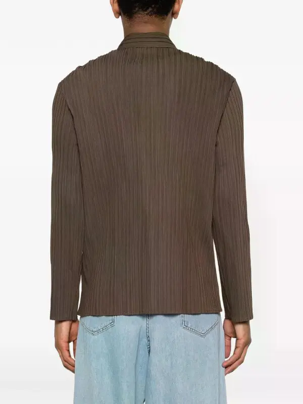 GONGDID DESIGN Pocketed Textured Shirt