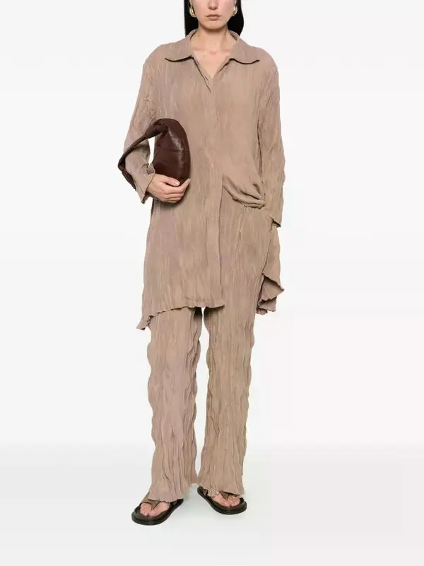 GONGDID DESIGN Pleated Trousers