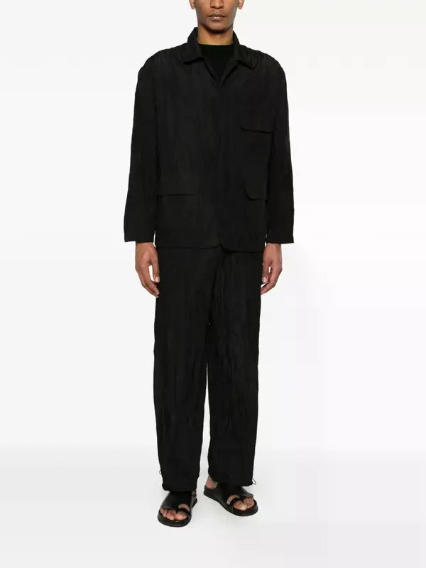GONGDID DESIGN Wide-leg Trousers With Drawstring