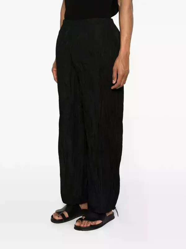 GONGDID DESIGN Wide-leg Trousers With Drawstring