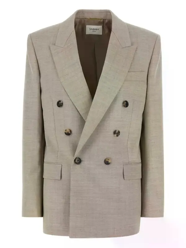 Saint Laurent Double-breasted Wool Blazer