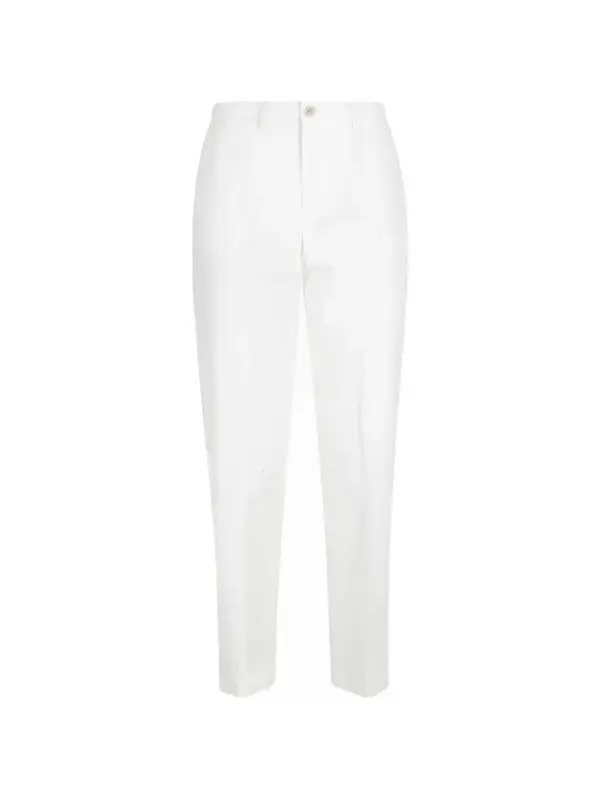 BRIGLIA 1949 Button Trousers - White