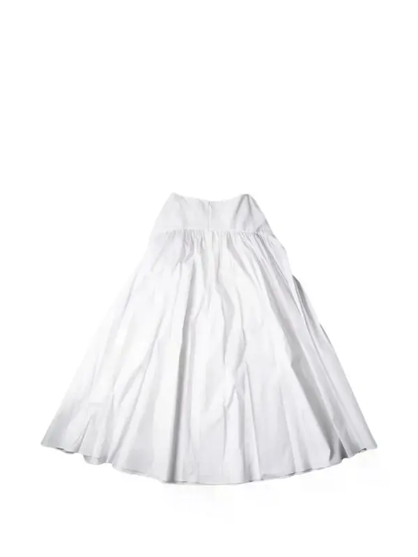 Staud Procida Ruffled Midi Skirt