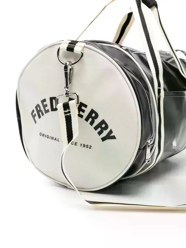 Fred Perry Classic Barrel Holdall Bag - Black