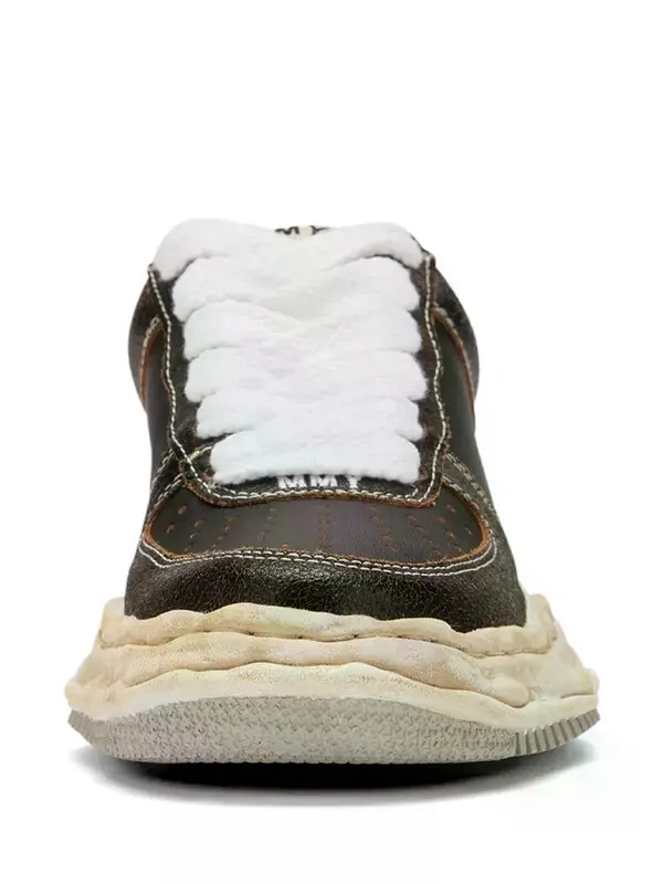 Mihara Yasuhiro Wayne Leather Sneakers - Brown