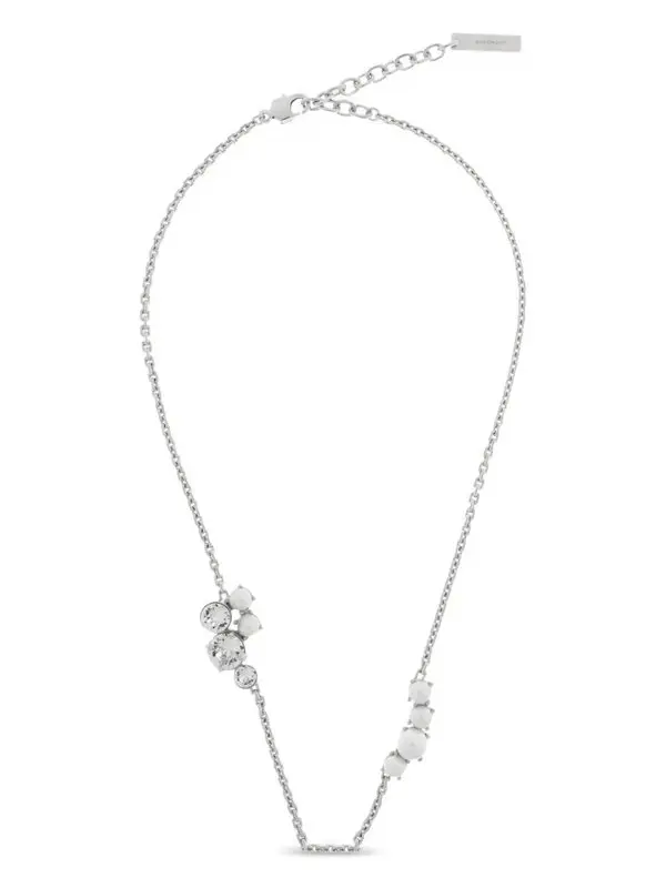 Givenchy Crystal-embellished Necklace - Silver