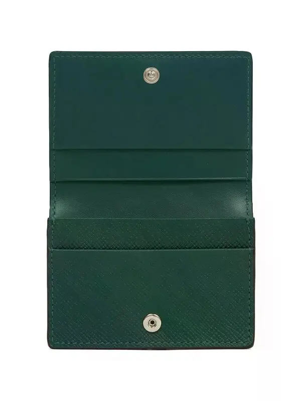 Smythson Panama Cardcase - Green