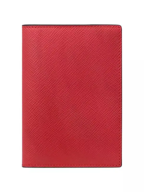 Smythson Panama Passport Cover - Red