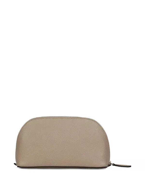 Smythson Panama Zip-up Makeup Bag