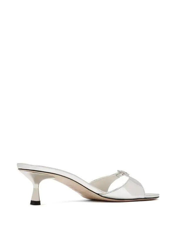 Studio Amelia Greta Buckle Sandals - Silver