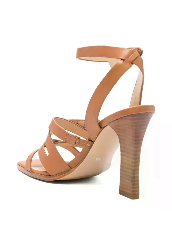 Guess Buckle Strap Sandals - Brown