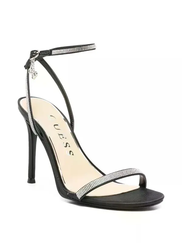 Guess Charm-detail Sandals - Black