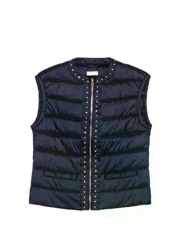 Liu Jo Stud-embellished Gilet - Blue