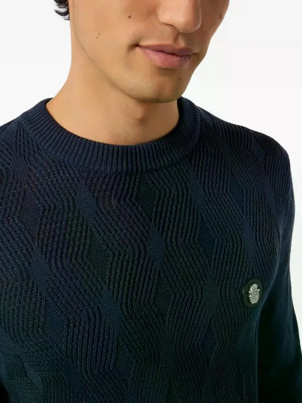 BILLIONAIRE Patterned Pullover