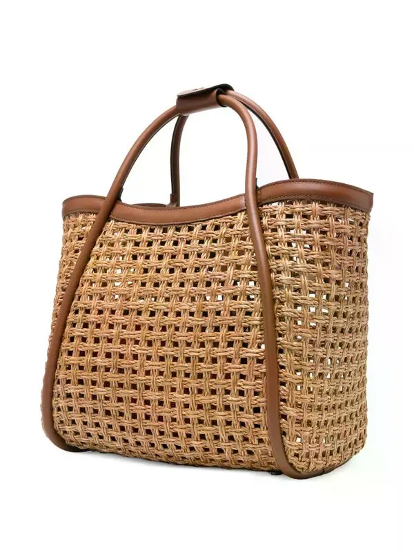 Max Mara Woven Tote Bag - Neutrals