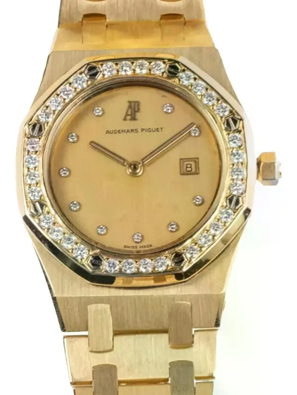 AUDEMARS PIGUET Royal Oak 30mm Watch With Diamond Bezel