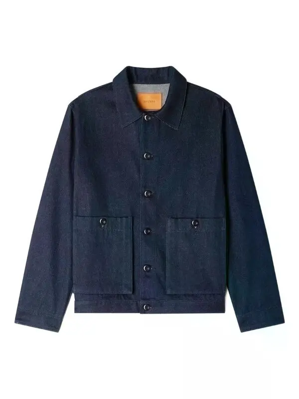 Sandro Denim Worker Jacket - Blue