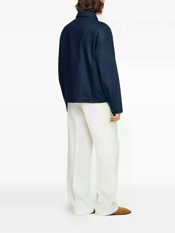 Sandro Denim Worker Jacket - Blue
