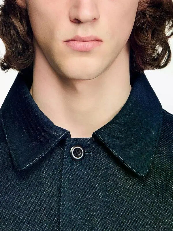 Sandro Denim Worker Jacket - Blue