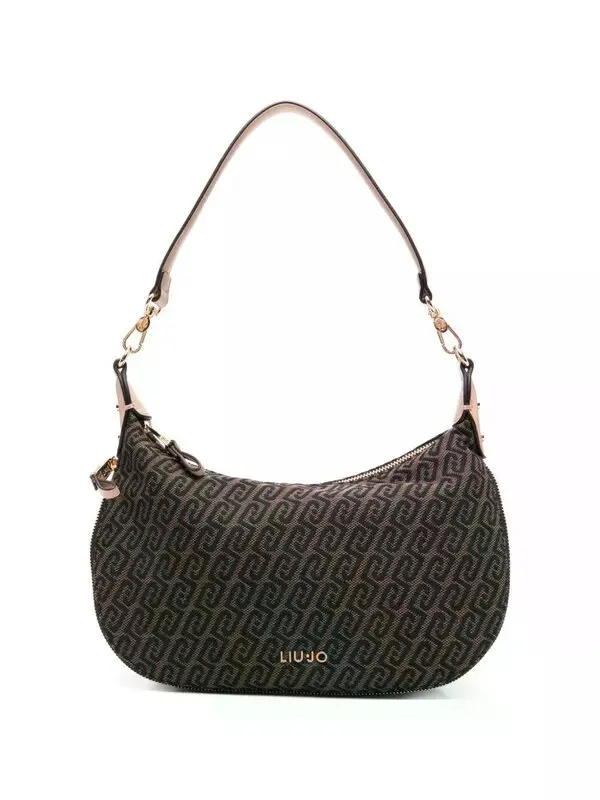 Liu Jo Jacquard Shoulder Bag - Brown