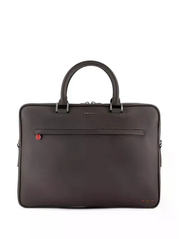 Kiton Top Handle Laptop Bag - Brown