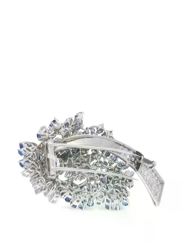 LB EXCLUSIVE Diamond And Sapphire Brooch