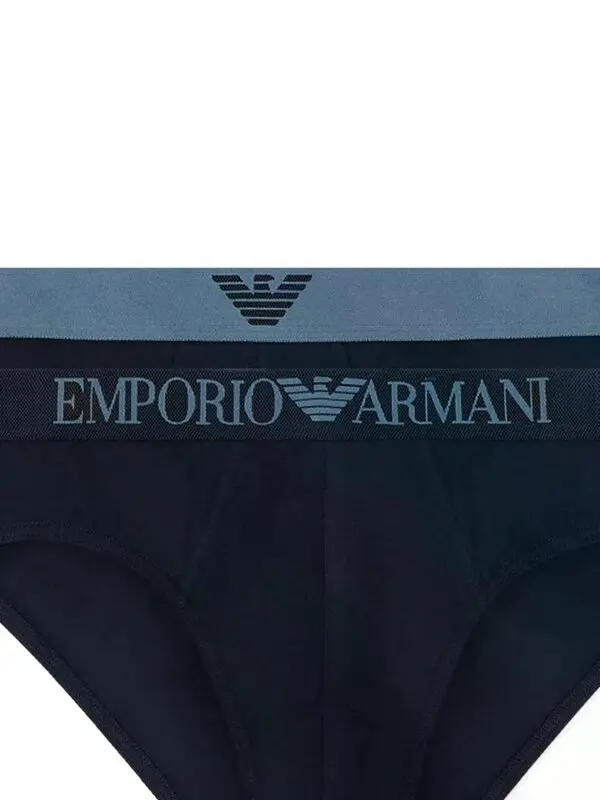 Emporio Armani Logo Band Briefs Set Of Two