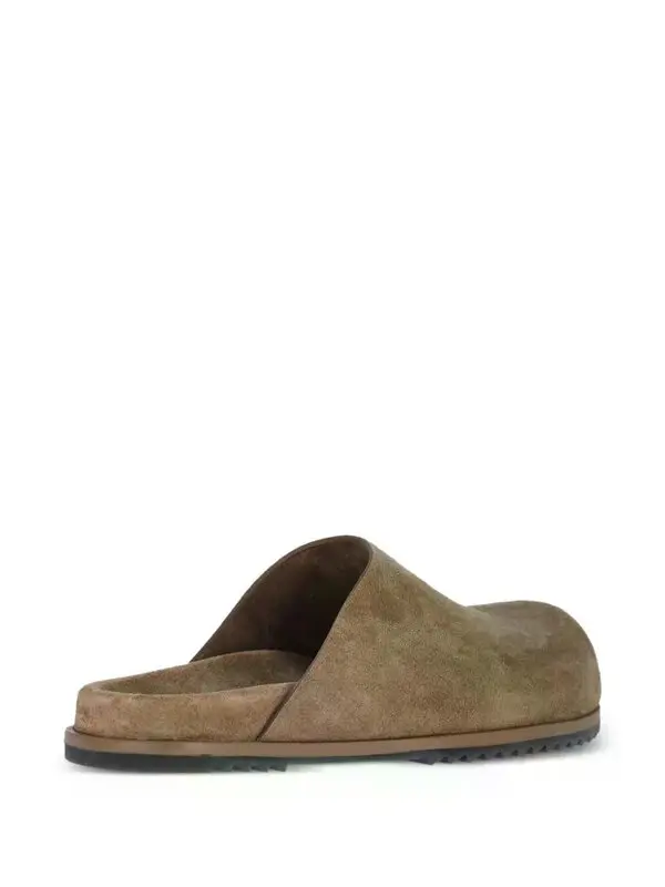 Rick Owens Suede Slip-on Sandals - Brown