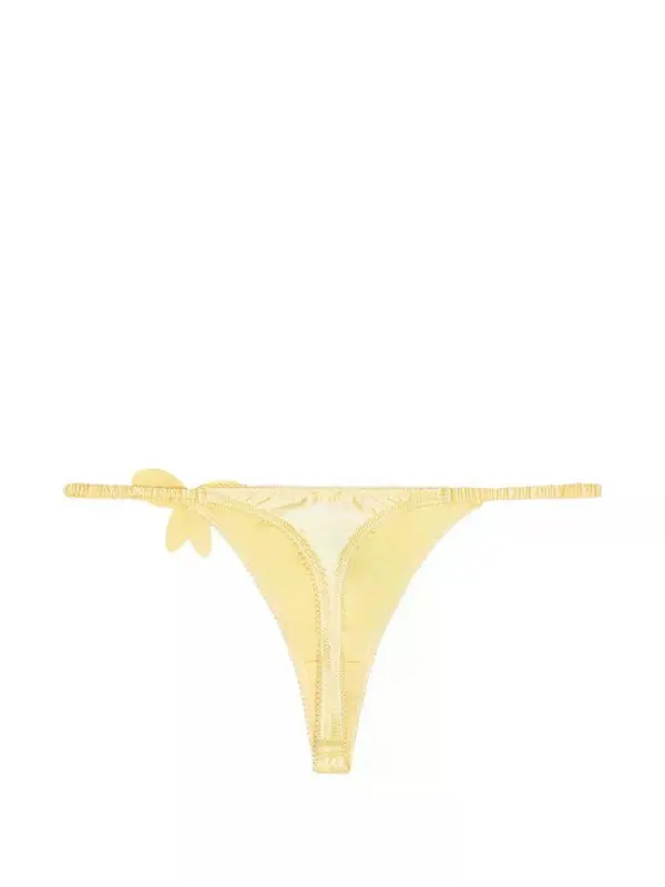ROTATE BY BIRGER CHRISTENSEN Embroidery Flower Thong