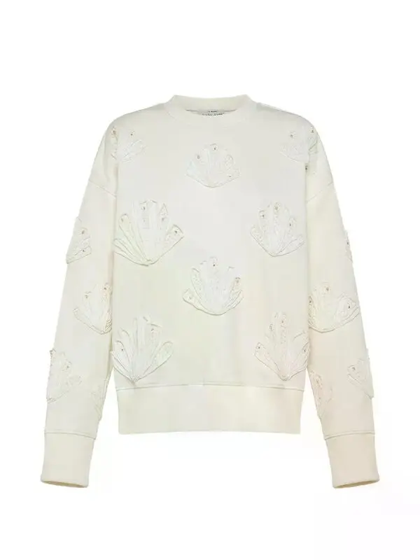 FORTE_FORTE Lunamaris Embroidered Sweatshirt
