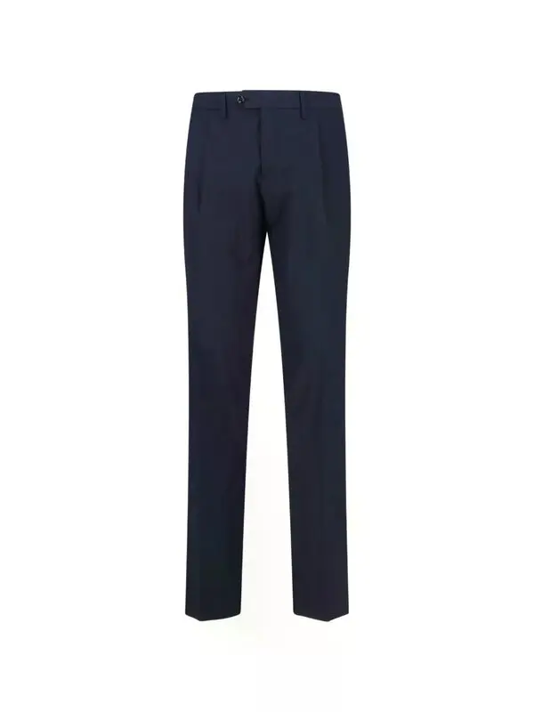 LARDINI Single-breasted Virgin Wool Suit - Blue