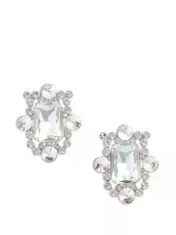 SELF-PORTRAIT Crystal Statement Earrings