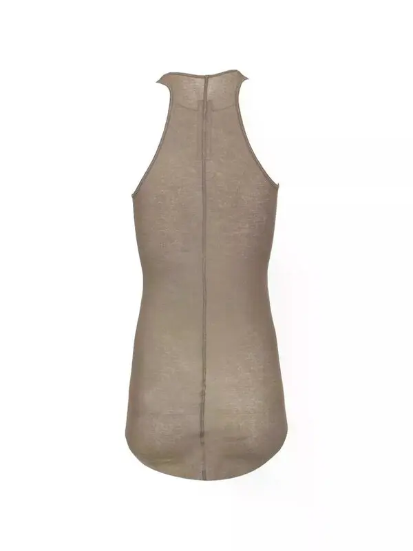 Rick Owens Ribbed Knit Top - Neutrals
