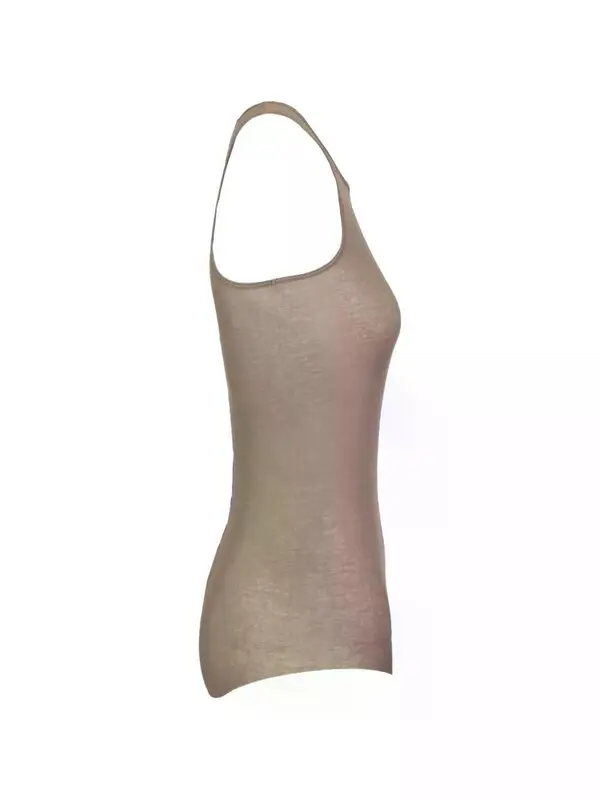 Rick Owens Ribbed Knit Top - Neutrals