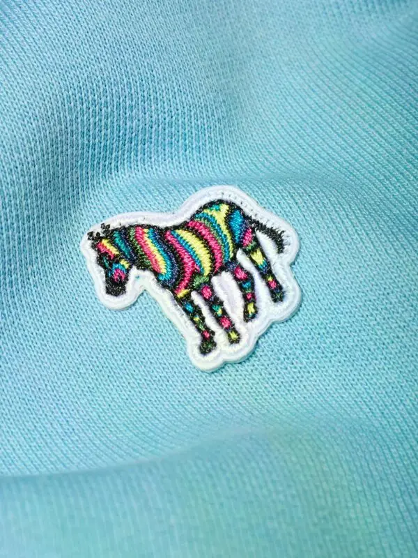 Paul Smith Zebra-motif Crew-neck Sweatshirt - Blue